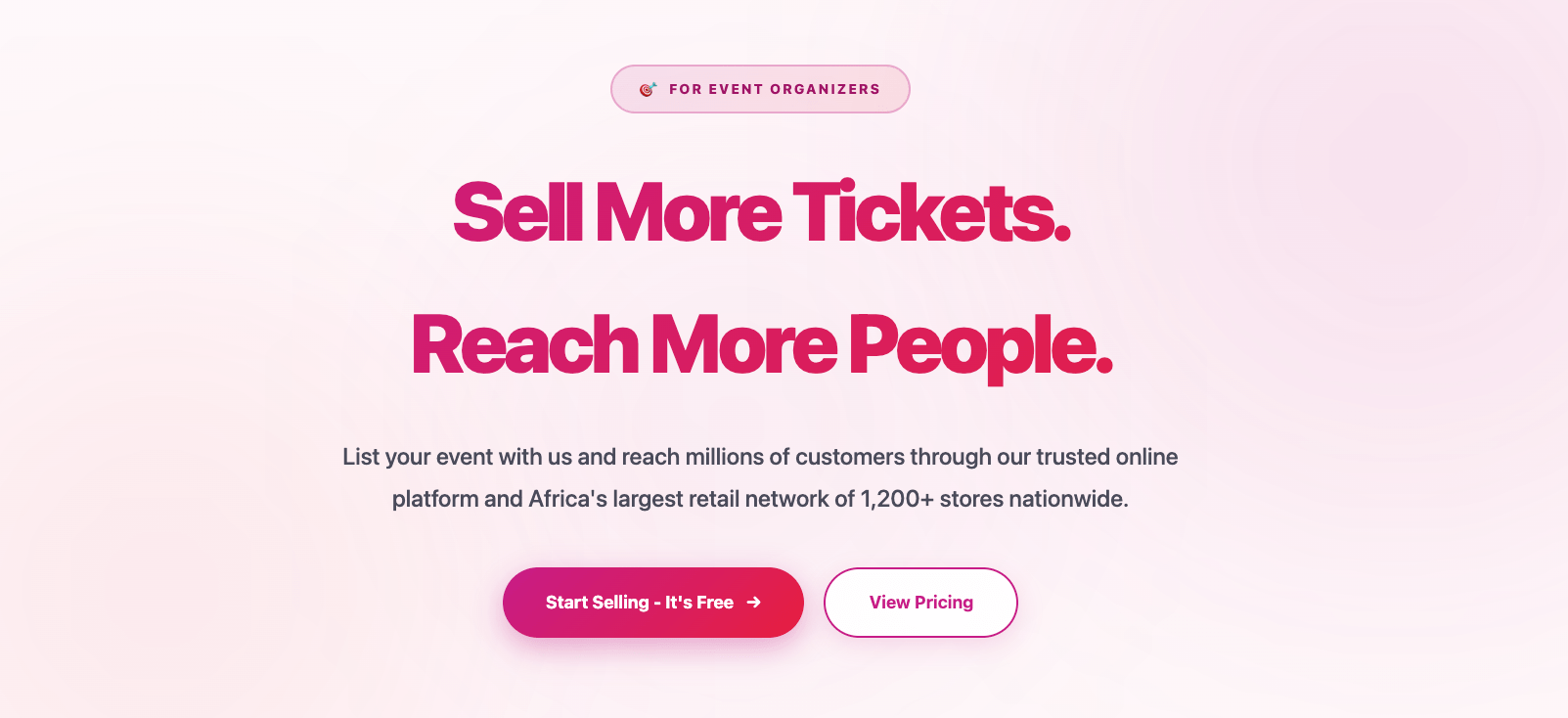 Sell Event Tickets | Computicket for Event Organizers | Computicket